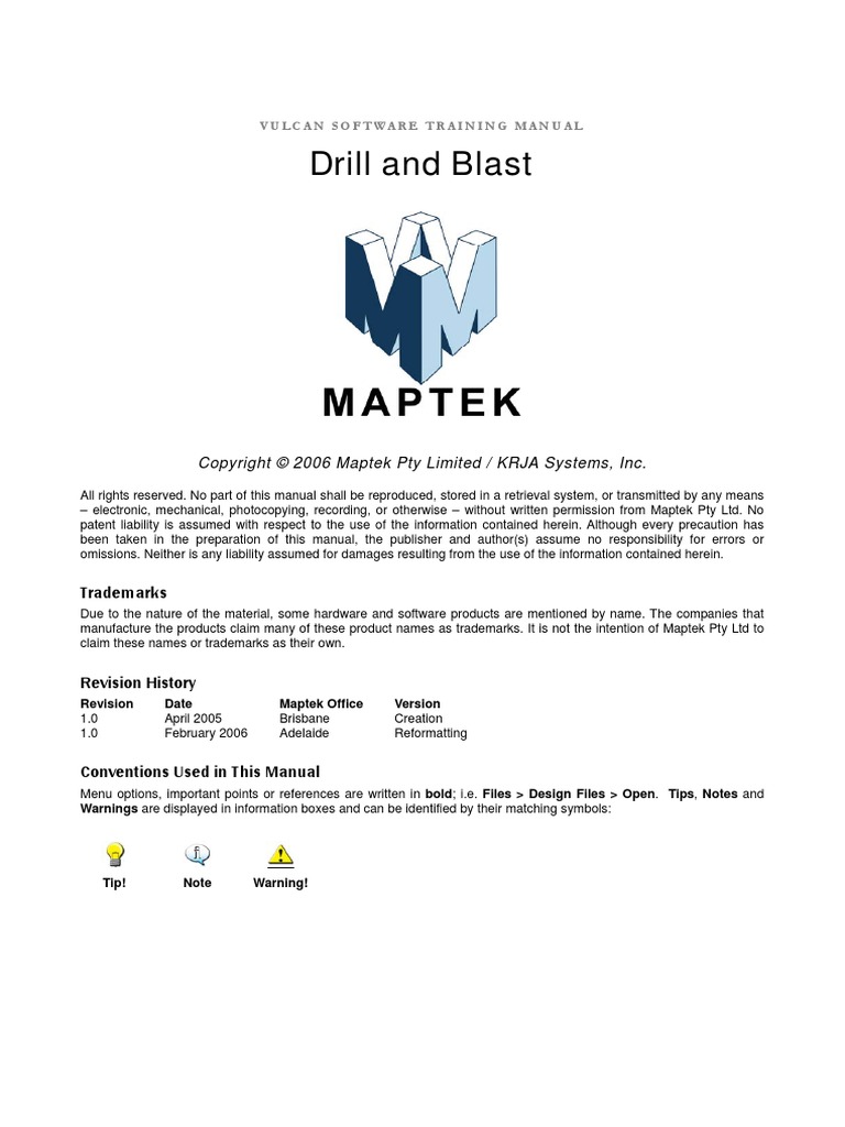 Drill and Blast Manual | PDF | Explosive Material | Icon (Computing)
