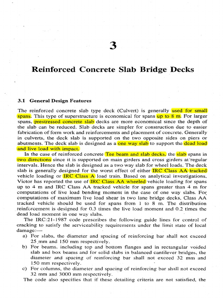 Reinforced Concrete Bridge Deck Design | PDF | Beam (Structure) | Bending