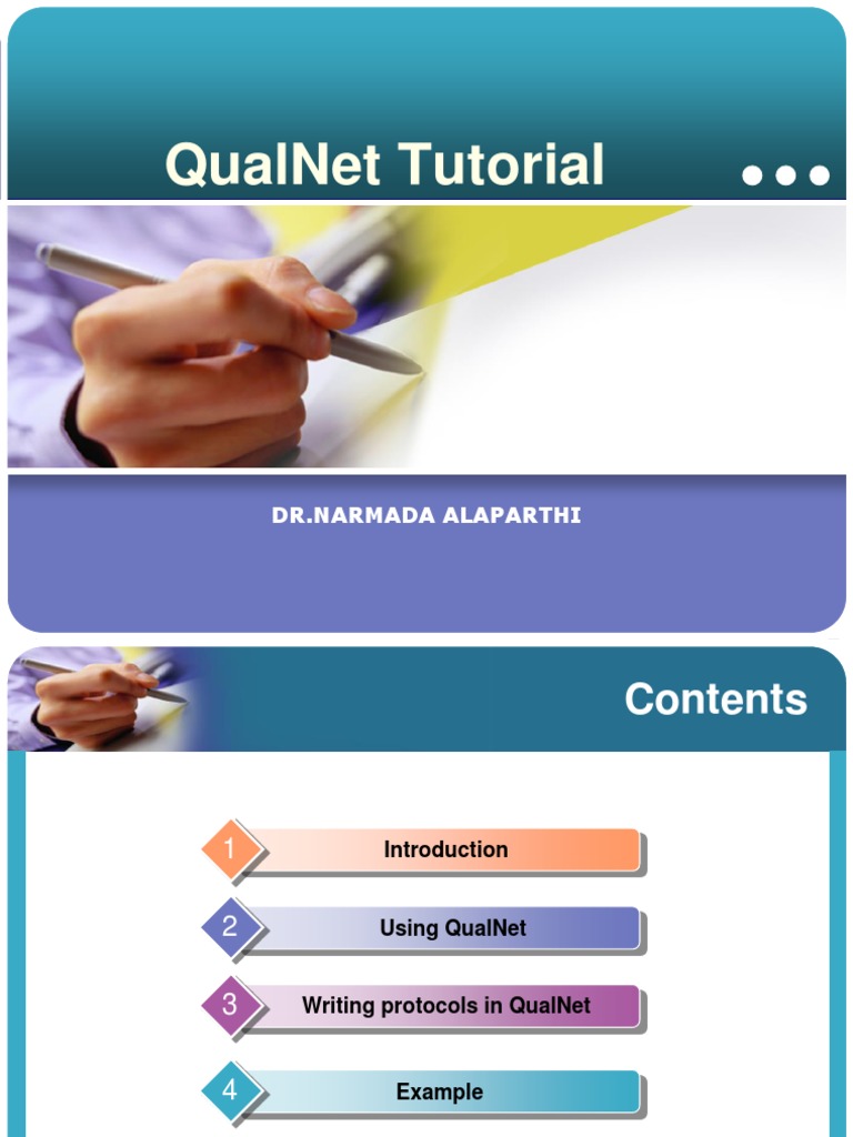 Qualnet Tutorial: DR - Narmada Alaparthi | PDF | Communications Protocols | Routing