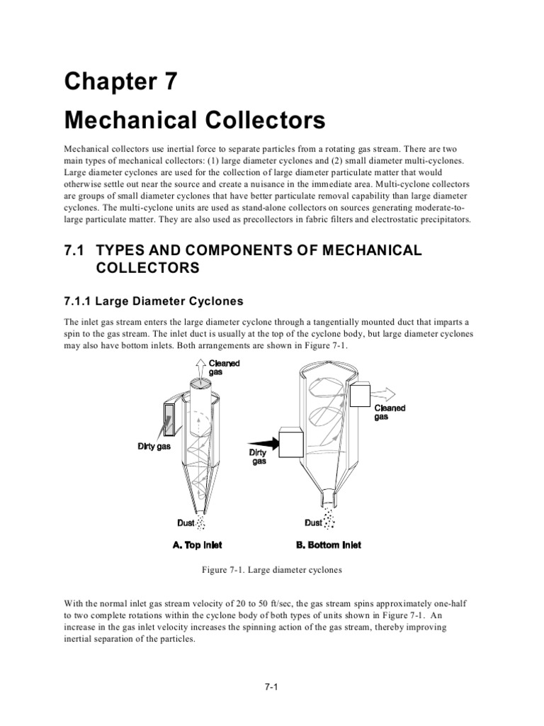 Mechanical Dust Collector | PDF