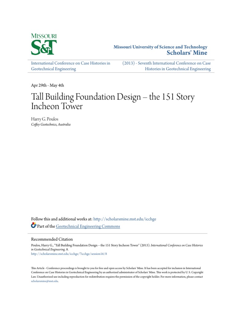 Tall Building Foundation Design - The 151 Story | Download Free PDF ...