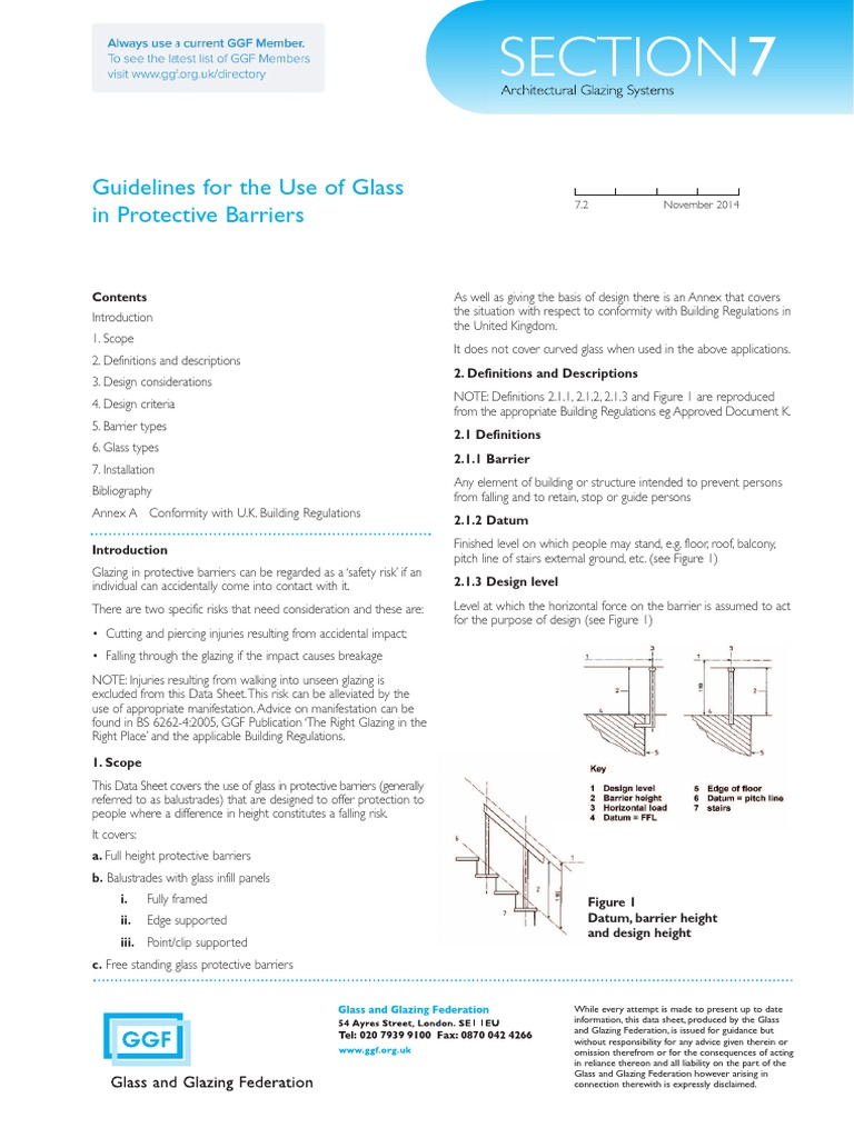 Glass Loading Data Sheet 7.2 | PDF | Glasses | Materials