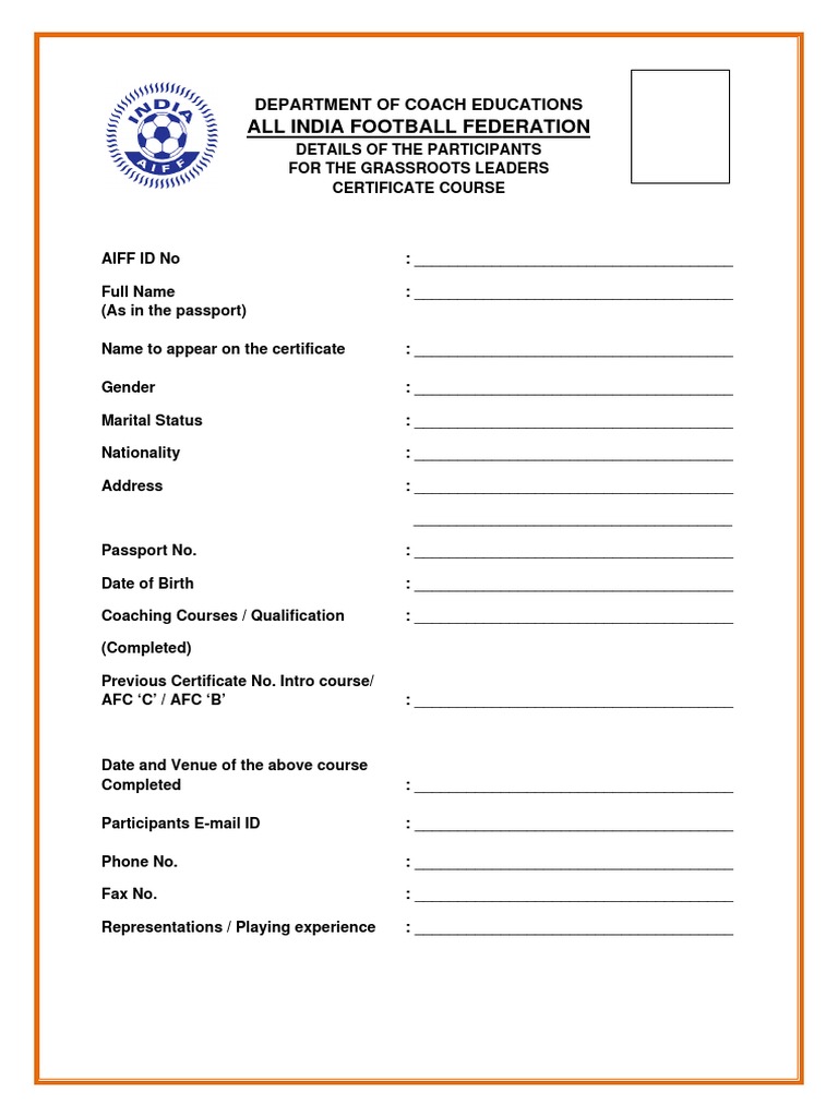 Grassroots Leaders Form | PDF