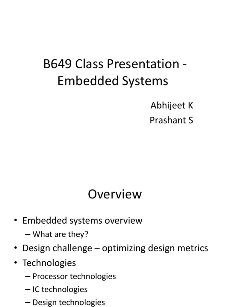Embedded Systems | PDF | Integrated Circuit | Embedded System