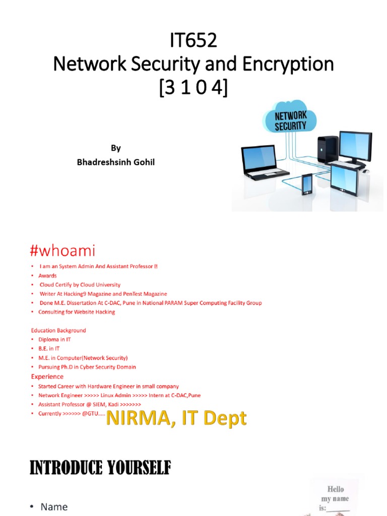 Network Security & Encryption Overview | PDF | Cryptography | Public ...