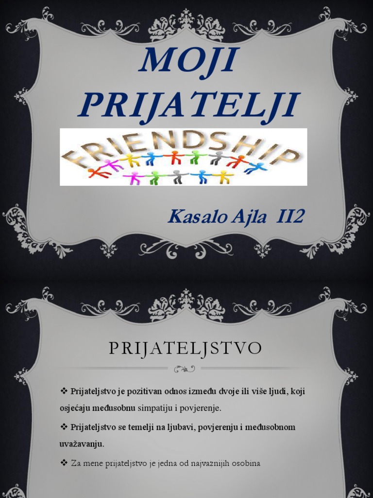 Moji Prijatelji | PDF