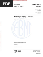 ABNT NBR 12962:2016 - Extintores de Incêndio - Inspeção e Manutenção | PDF
