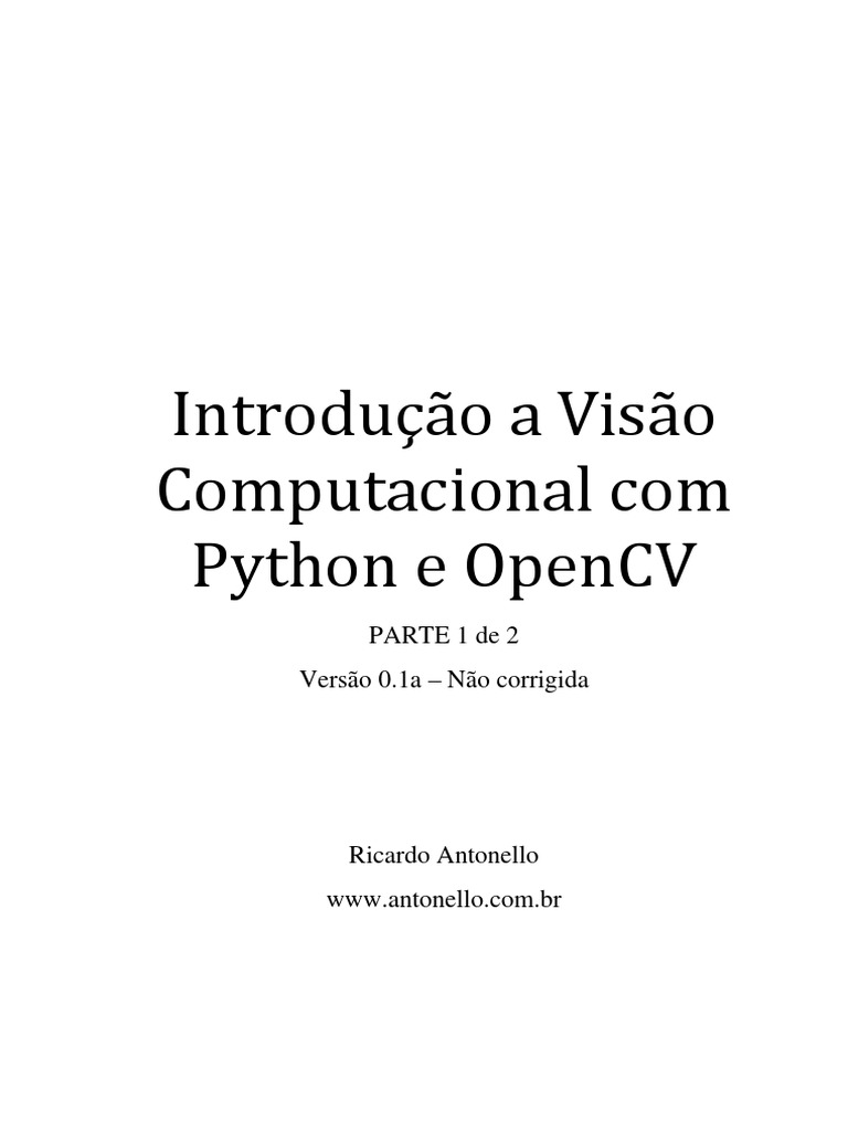 Livro Introdução A Visão Computacional Com Python E Opencv Pdf Modelo De Cores Rgb Histograma 