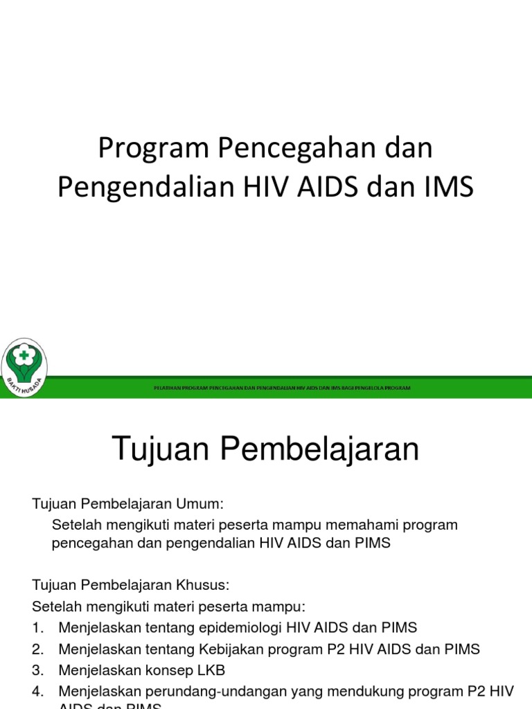 Modul 1 Program Pencegahan Dan Pengendalian HIV AIDS Dan PIMS (Bea) | PDF