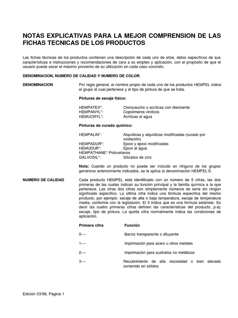 Fichas Tecnicas Hempel PDF | PDF | Pintar | Color