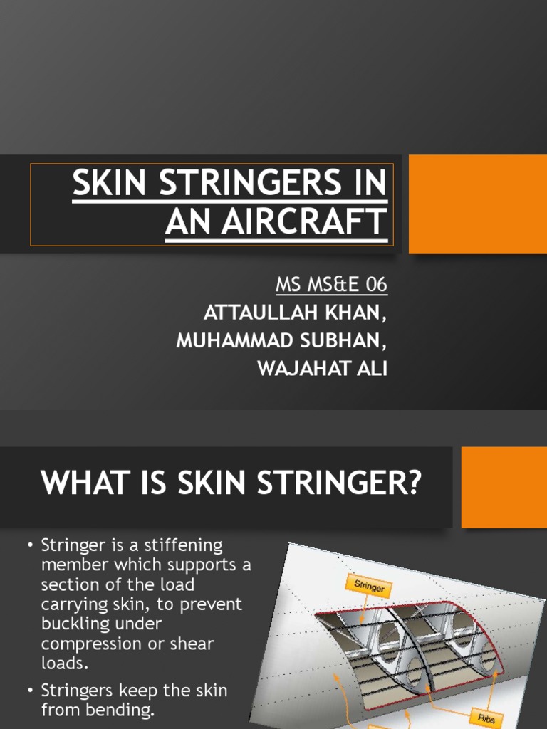 Skin Stringers in An Aircraft 160107143212 PDF | PDF | Mechanical ...