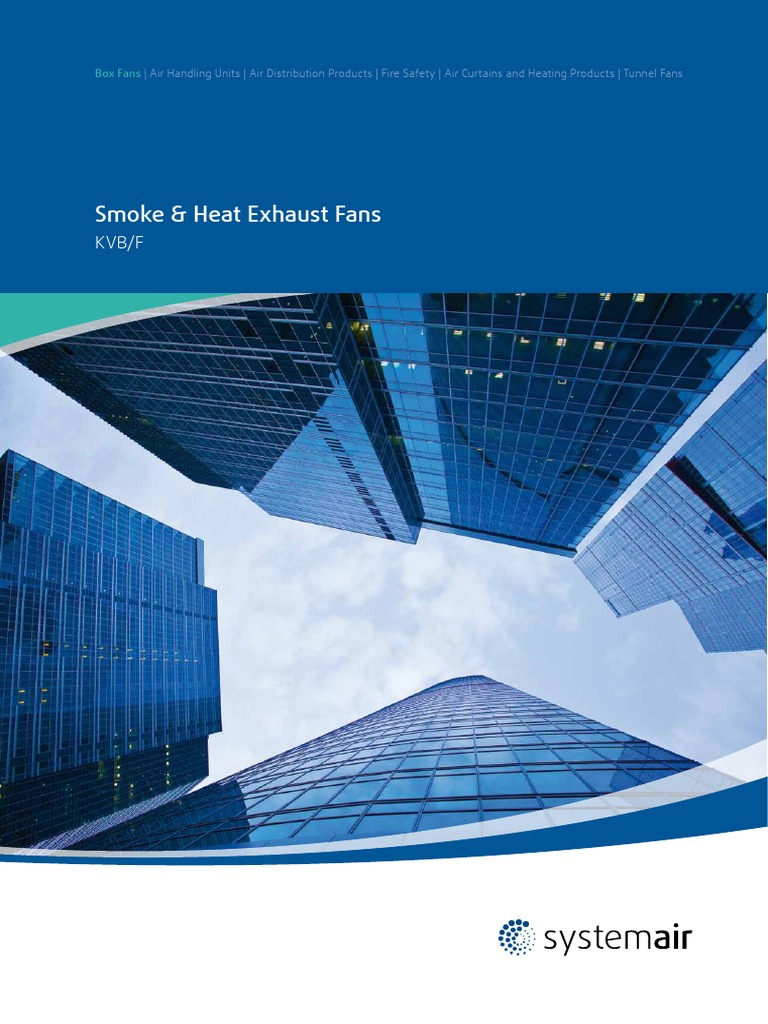 Smoke Heat Exhaust Fans SystemAir | PDF | Ventilation (Architecture ...