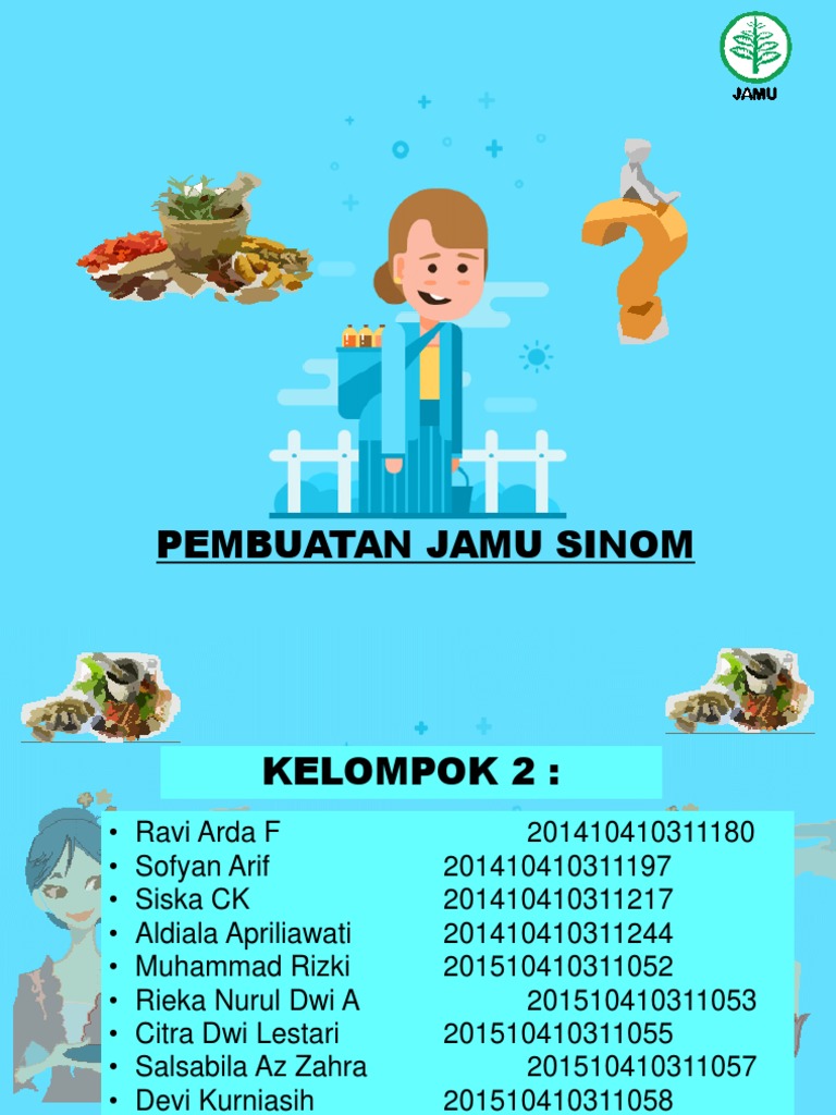 Cara Pembuatan Jamu Sinom | PDF