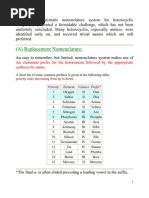 Heterocyclic Compounds Nomenclature Guide | PDF | Heterocyclic Compound ...