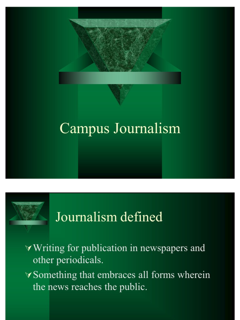 Campus Journalism Overview and Resources | PDF