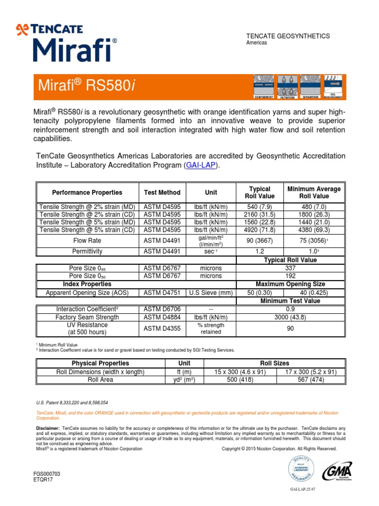 TDS RS580i | PDF | Trademark | Materials