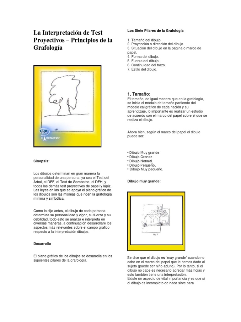 La Interpretación de Test Proyectivos | Grafología | Dibujo