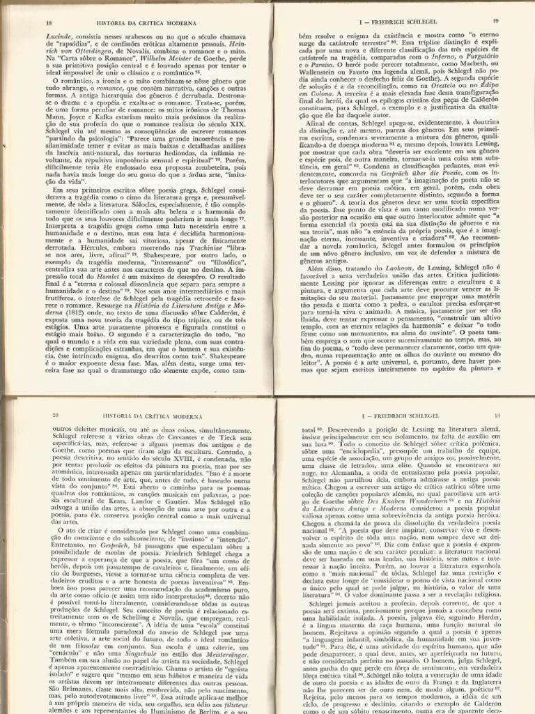 Rene Wellek - Historia Da Critica Moderna (Introdução) | PDF