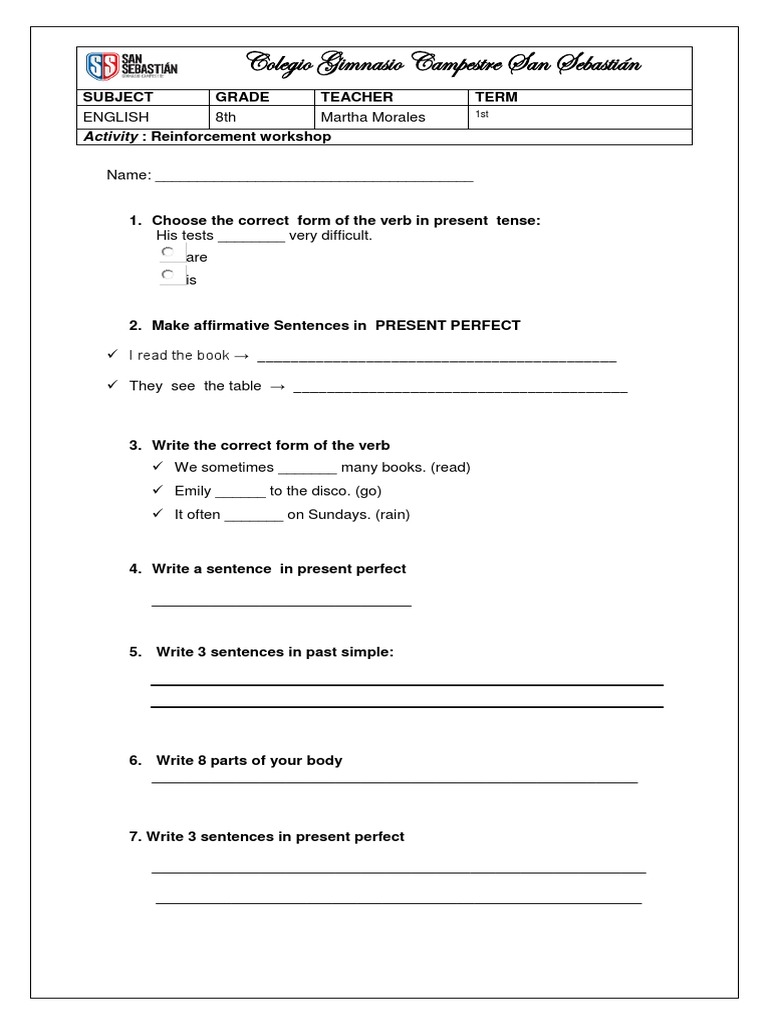 Reinforcement Workshop 8 | PDF