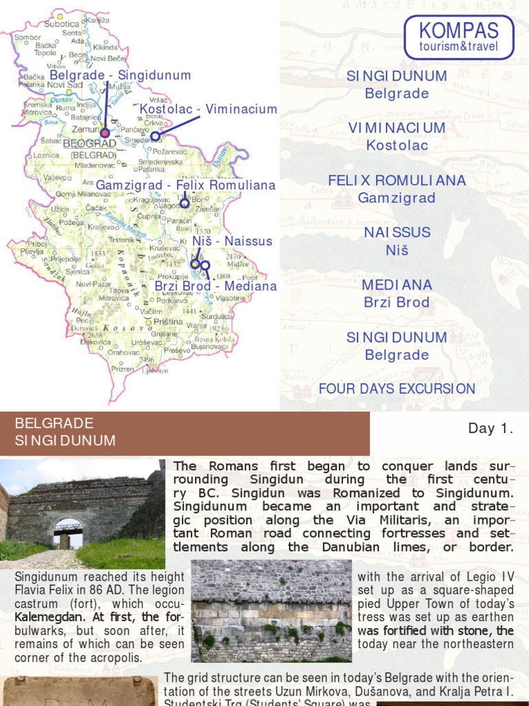 Roman Heritage Tour: Serbia's Sites | PDF | Ancient Rome