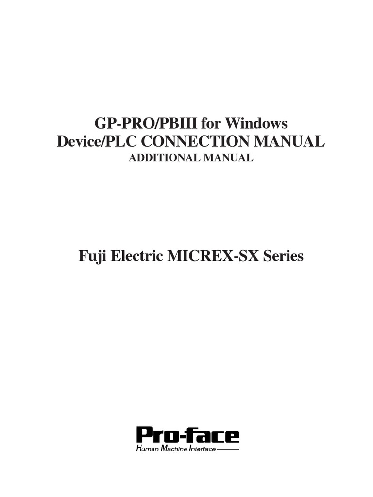 GP-PRO/PBIII For Windows Device/Plc Connection Manual | PDF ...