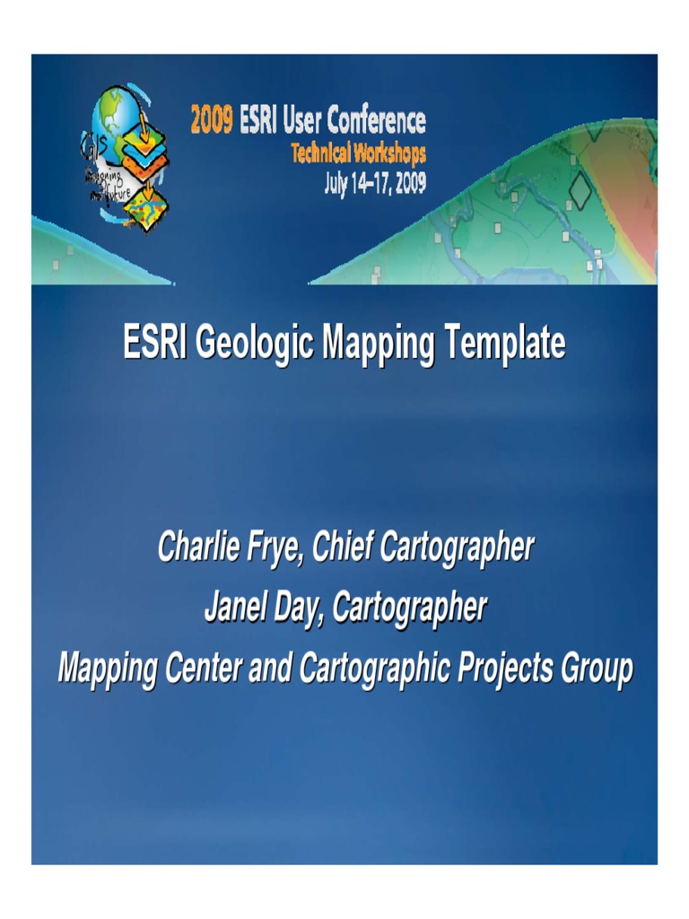 Geologic Mapping Template | Download Free PDF | Esri | Arc Gis