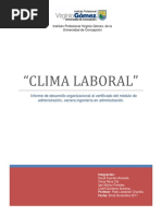 Clima Laboral | PDF | Liderazgo | Motivación