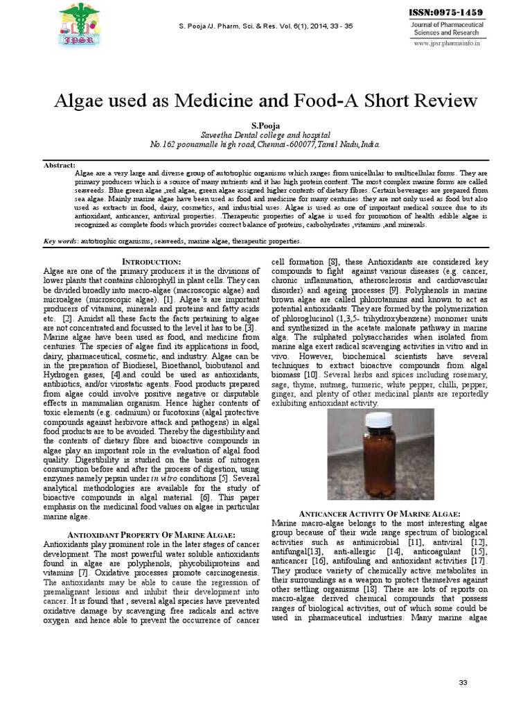 Medicinal PDF | PDF | Algae | Antiviral Drug