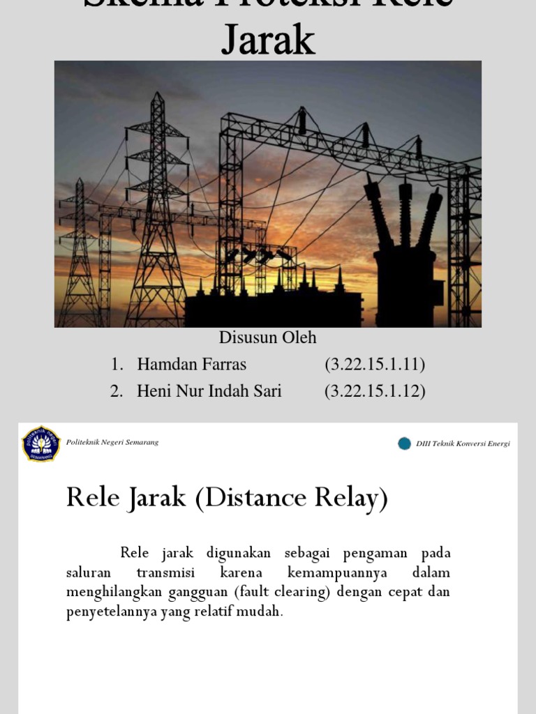 Skema Proteksi Rele Jarak | PDF
