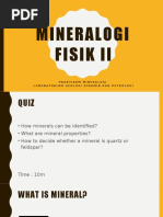 Analisis Mineral Optik: PPL dan XPL | PDF