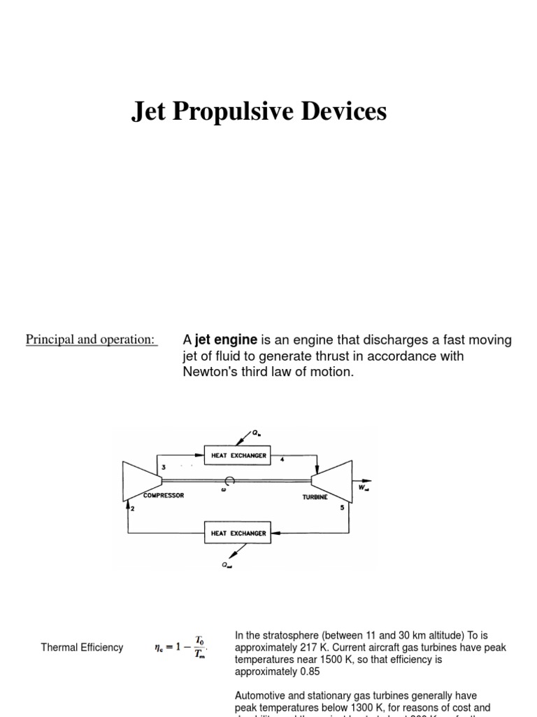Jet Propulsion | PDF | Jet Engine | Internal Combustion Engine