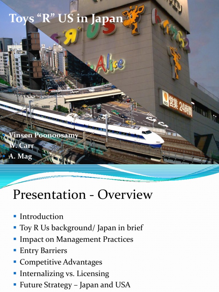 Toy R US in Japan Case Study PDF | PDF | Retail | License