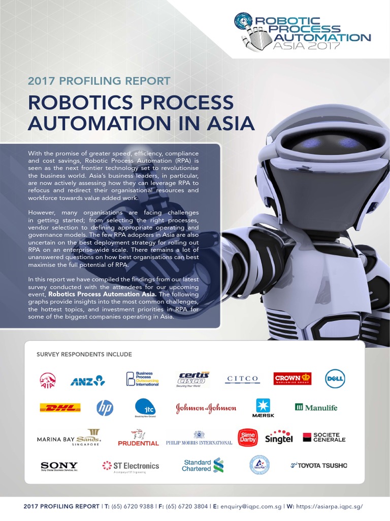 Rpa Report Asia 2017 | PDF | Artificial Intelligence | Intelligence (AI ...