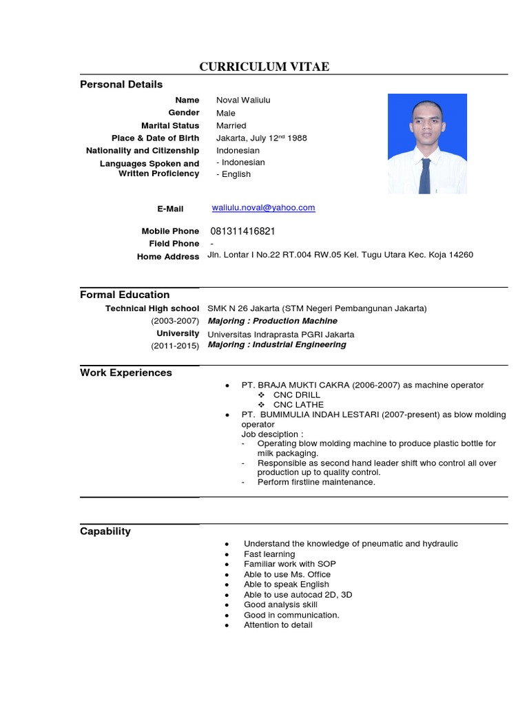 CV Bumi Mulia Blow | PDF