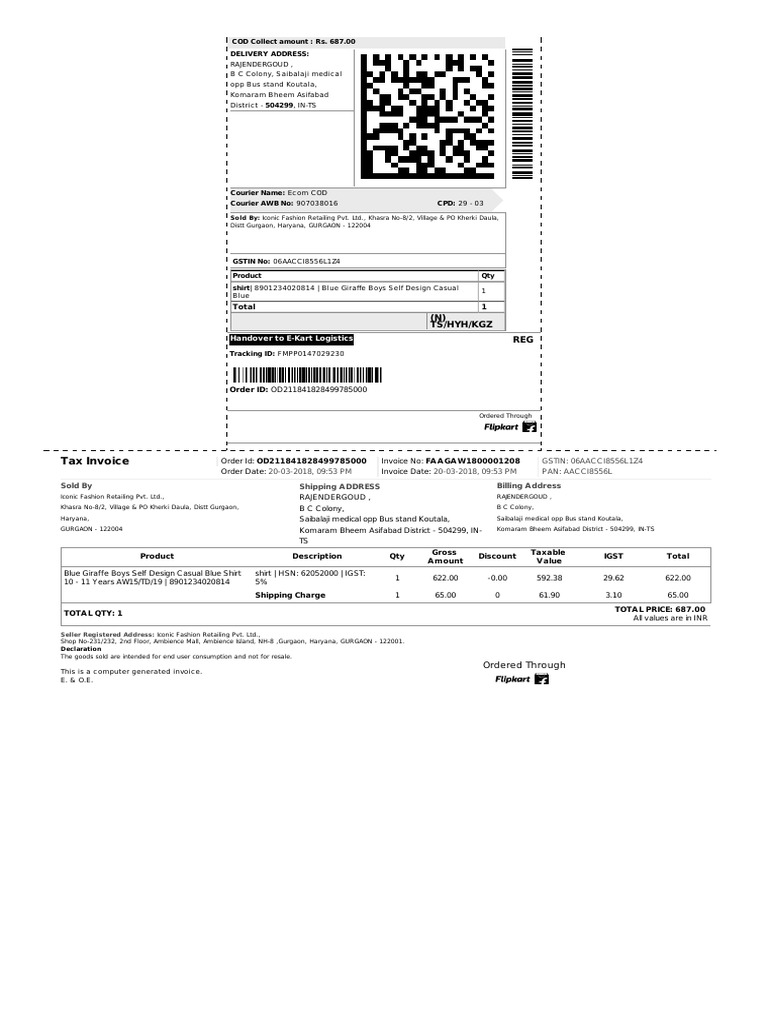Sample Invoice | PDF
