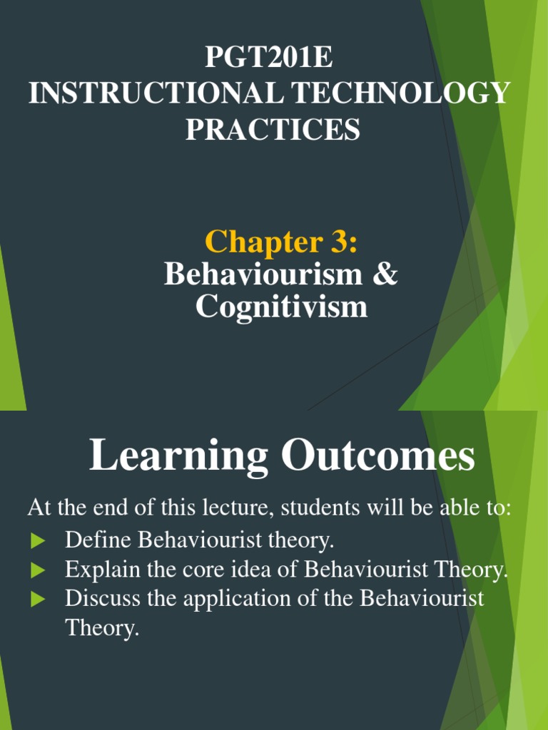 Chapter3 Behaviorism | PDF | Behaviorism | Reinforcement