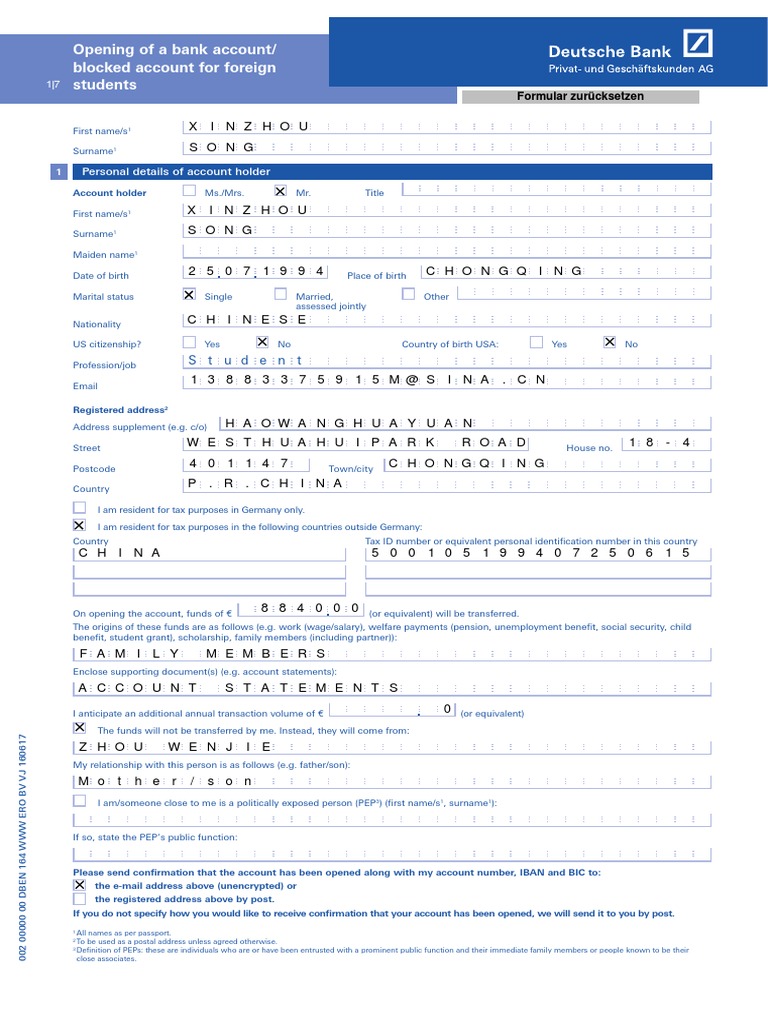 Bank Account Setup for Foreign Students | PDF | Banks | Debit Card