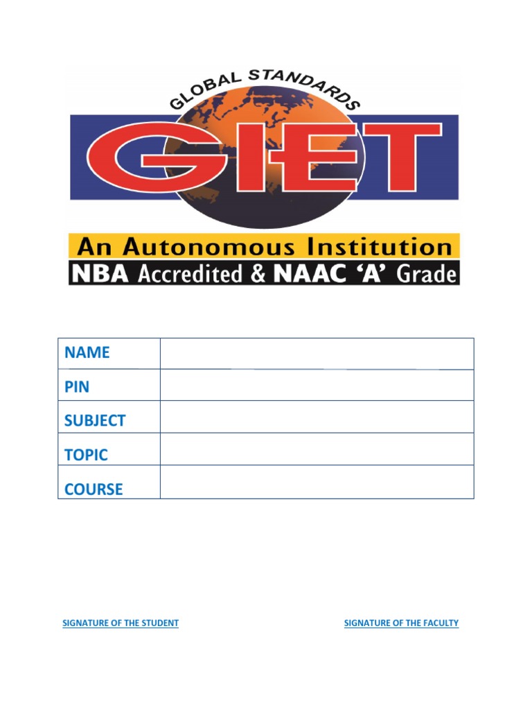 Giet Logo | PDF