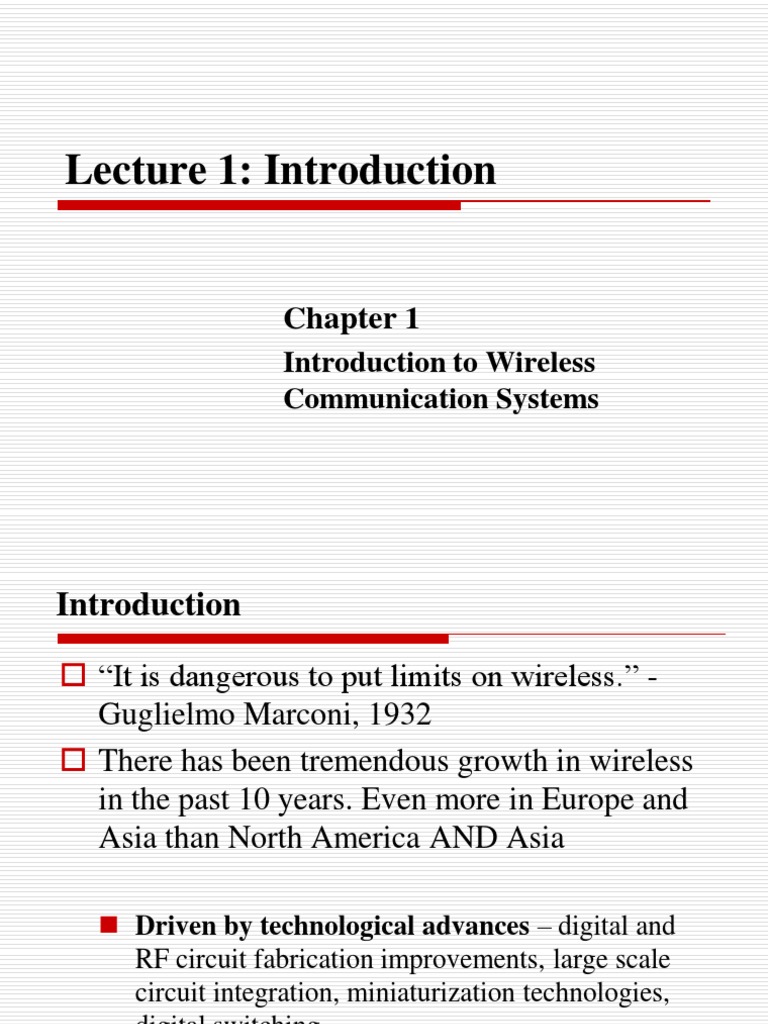 WC Unit1 PDF | PDF | Cellular Network | 3 G