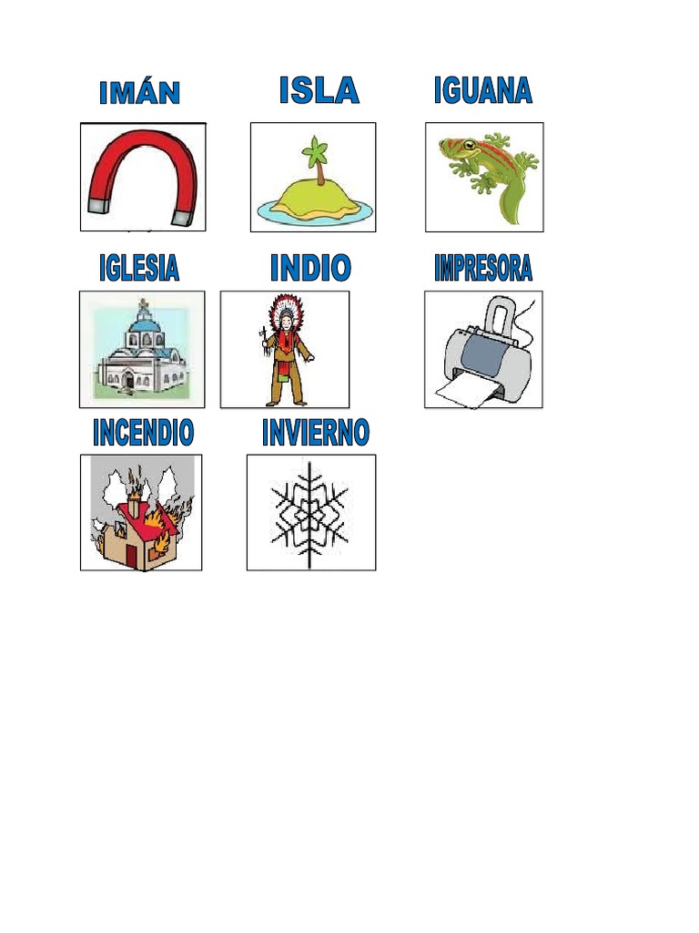 Imagenes Que Comienzan Con "I" | PDF