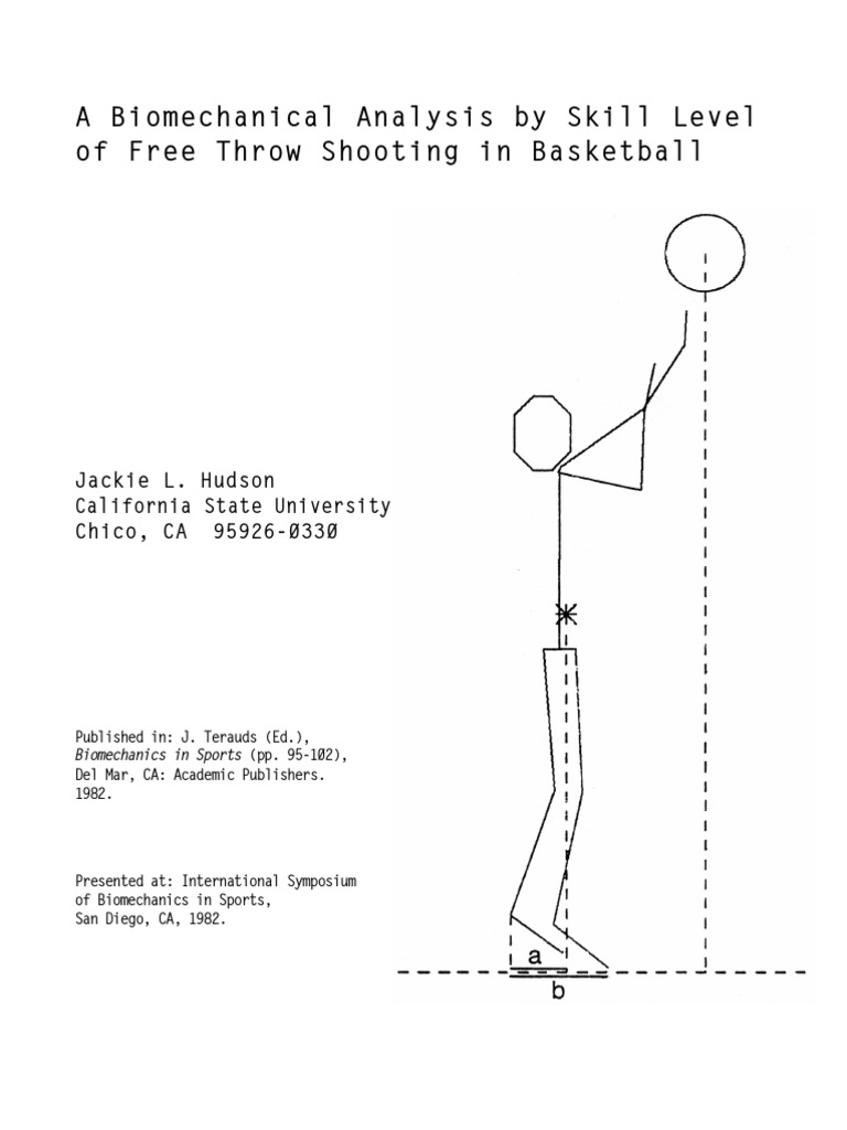 Biomechanics of Free Throws by Skill Level | PDF | Anatomical Terms Of ...