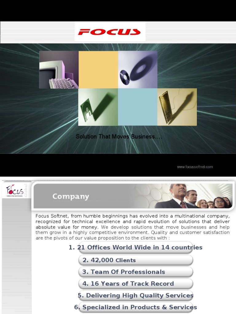Focus Softnet PVT Ltd. IT MNC | PDF