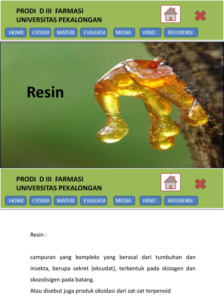 Pengertian dan Jenis Resin dalam Farmasi | PDF