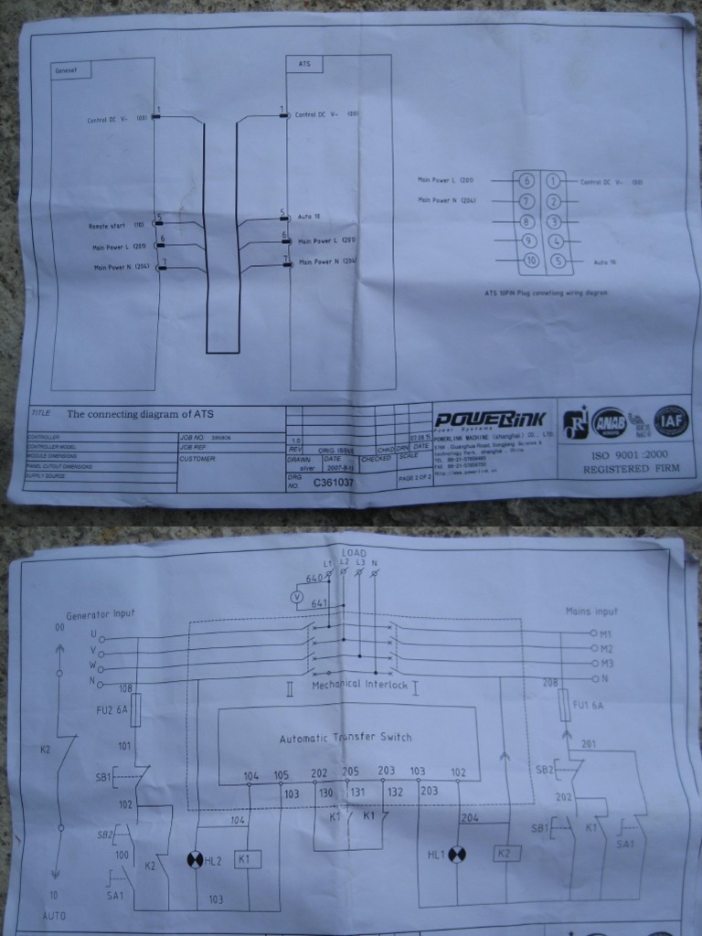 Powerlink Generator AP Drawing | PDF