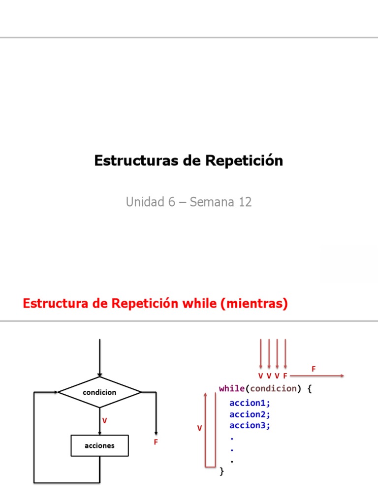 Estructuras de Repeticion | PDF