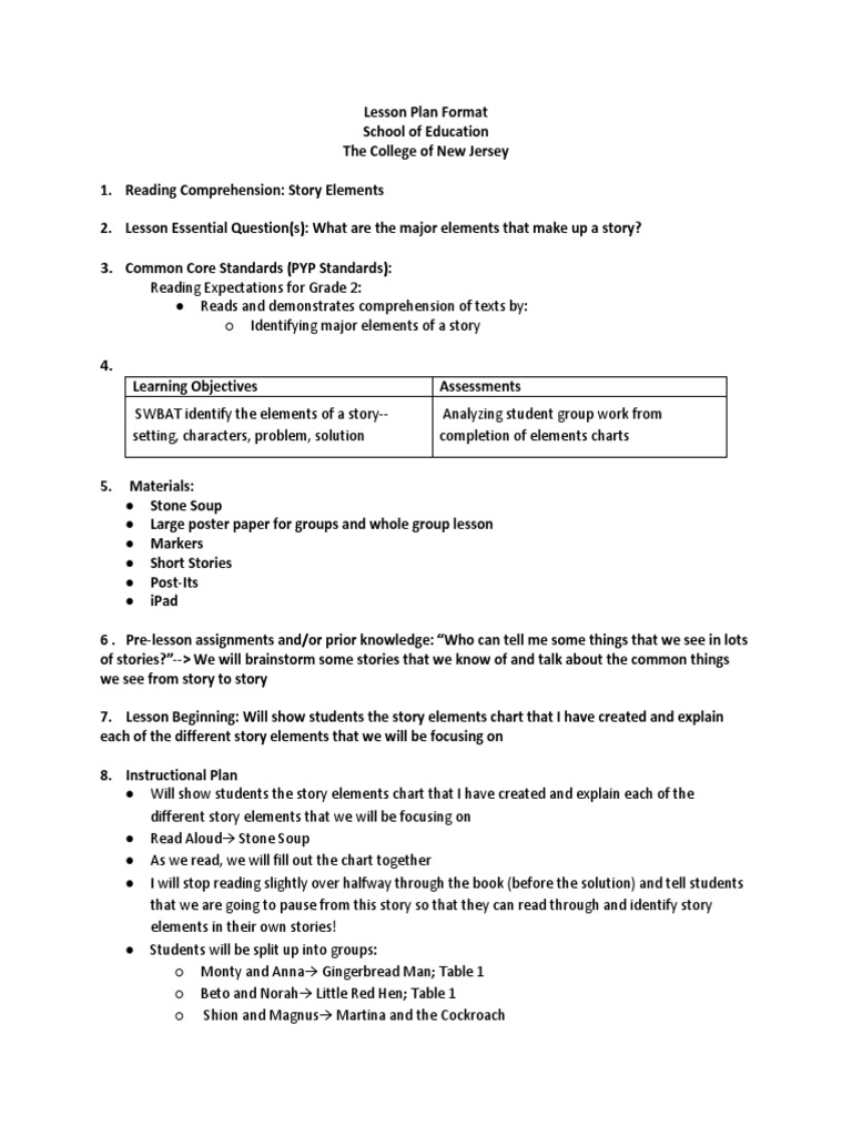 Reading Comprehension-Story Elements | Download Free PDF | Reading ...