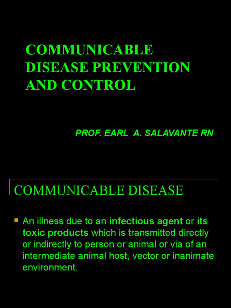 Communicable Disease Prevention and Control