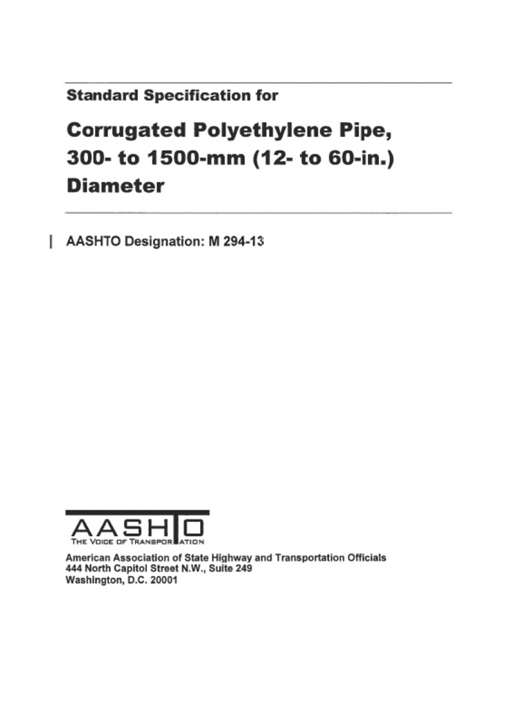 Aashto M294-13 | PDF