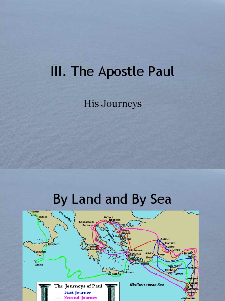Paul's Missionary Journeys | PDF | Saint Timothy | Acts Of The Apostles