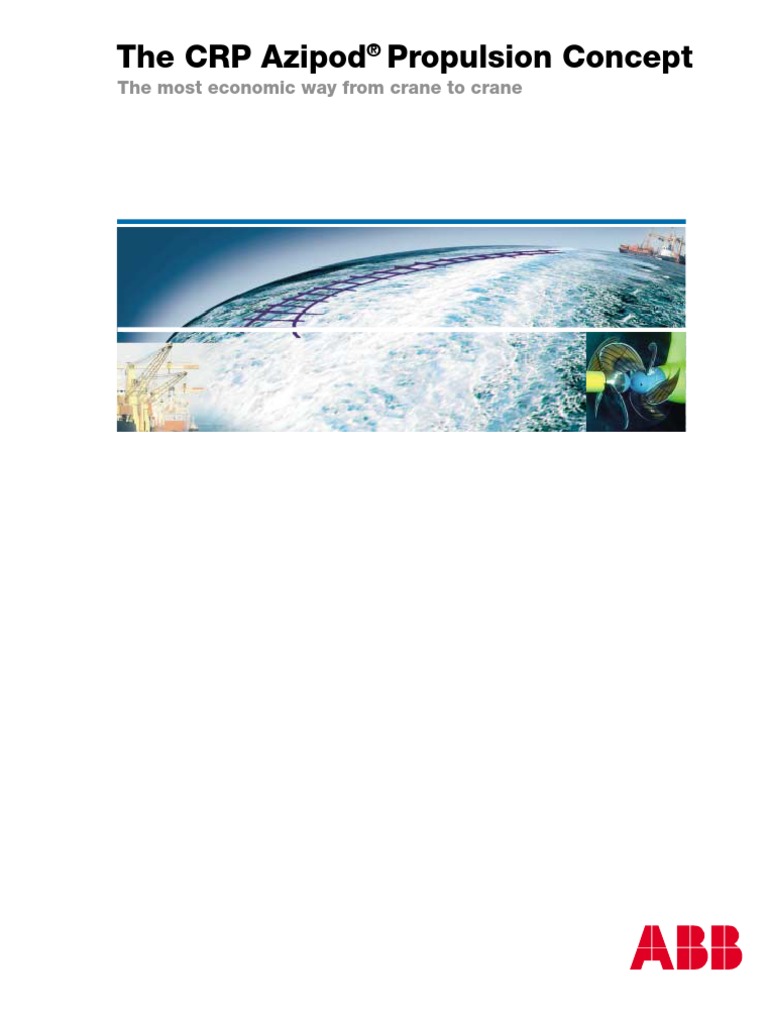 Abb CRP Azipod | PDF | Marine Propulsion | Propeller